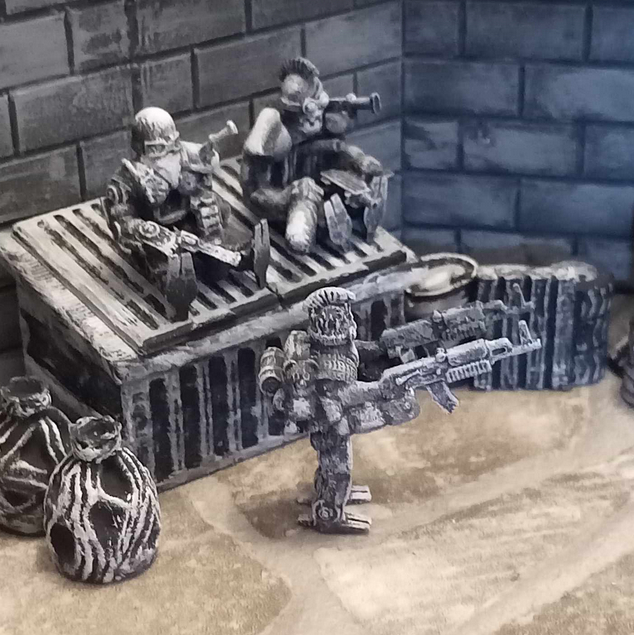 3D Print of Beta Hunter (32mm scale, scaleable) by ForTheGoldenEgg