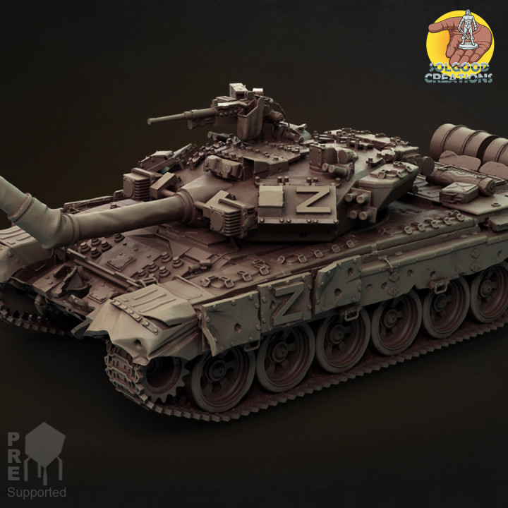 3D Printable Damaged Tank by SolGood Creations