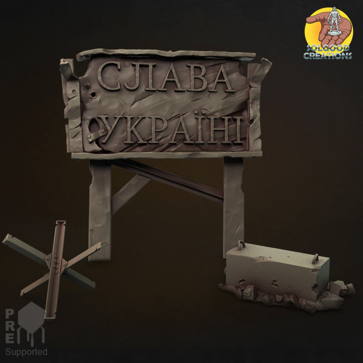 3D Printable Ukraine War - Terrain by SolGood Creations