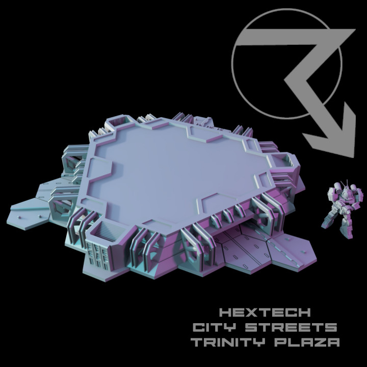 3D Printable HEXTECH - City Streets (Battletech Compatible Hex Terrain ...