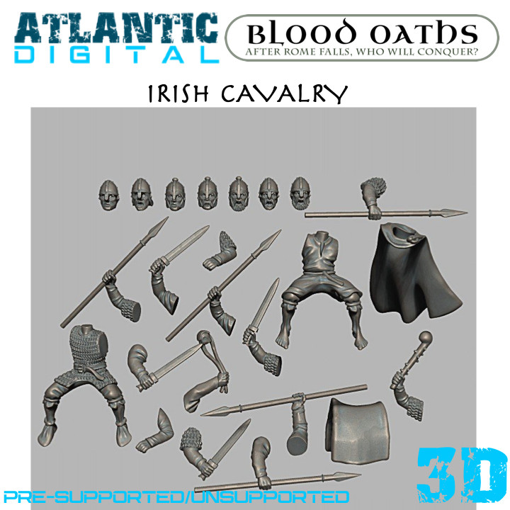 3D Printable Irish Cavalry by Wargames Atlantic