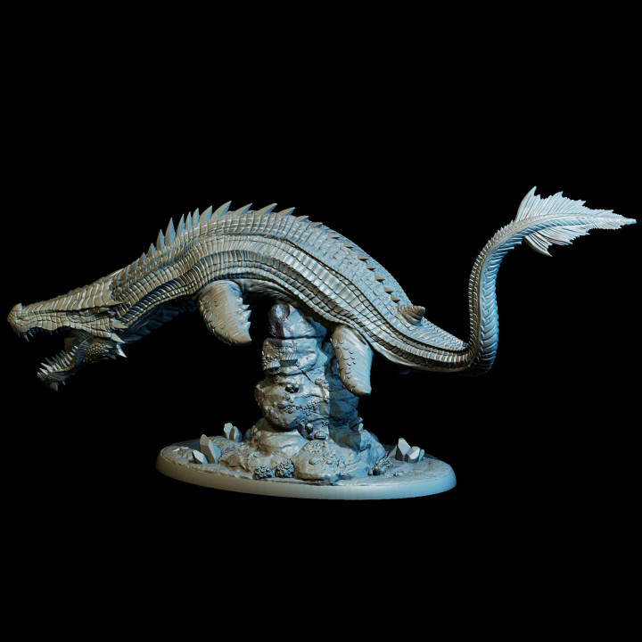 3D Printable Swordtooth Sea Drake by AntiMatter Games