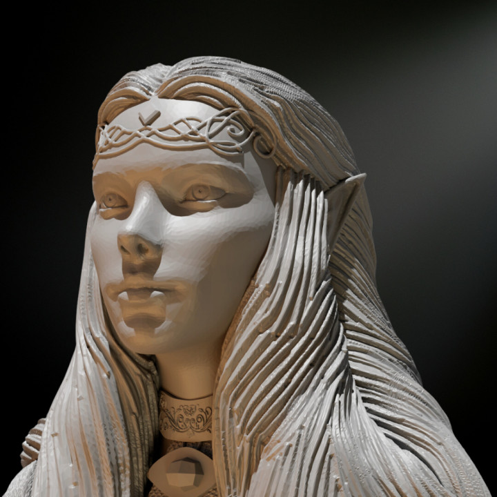 3D Printable Tara – The Elf Queen STL | Fantasy Female Elf Miniature ...