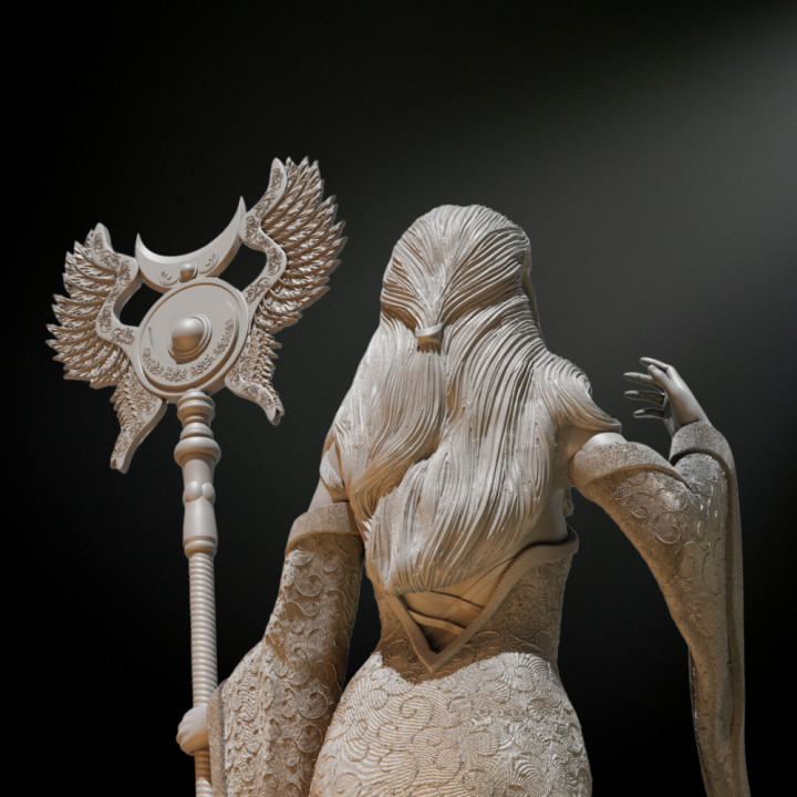 3D Printable Tara – The Elf Queen STL | Fantasy Female Elf Miniature ...