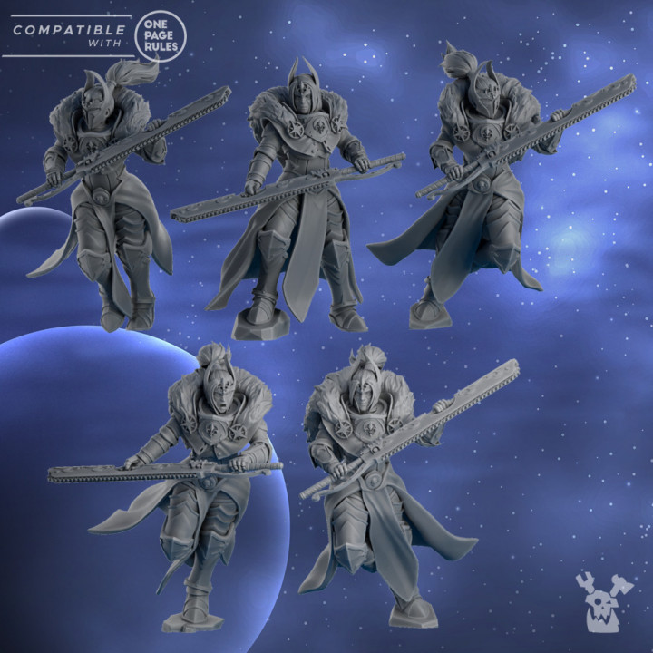 3D Printable Moon Blades build-kit & squad by dakkadakka.store