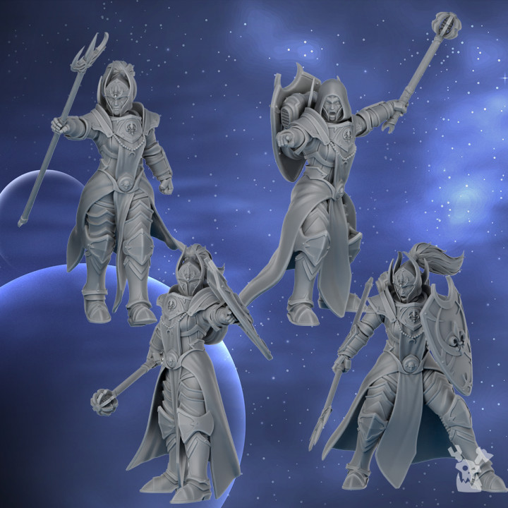 3D Printable Silver Guards build-kit & squad by dakkadakka.store