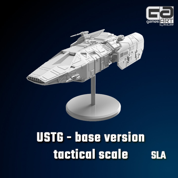 3D Printable USTG - tactical scale - base version by gamesART by Philipp