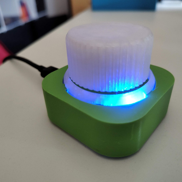 3D Printable Volume Knob V2 (USB-C) by Max Siebenschlaefer