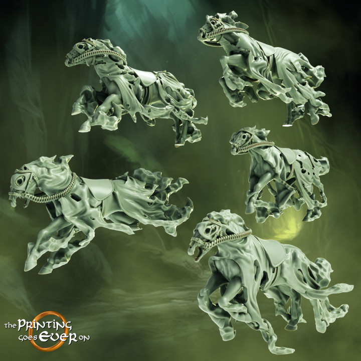 3D Printable Modular Ghost Knights - Presupported by The Printing Goes ...