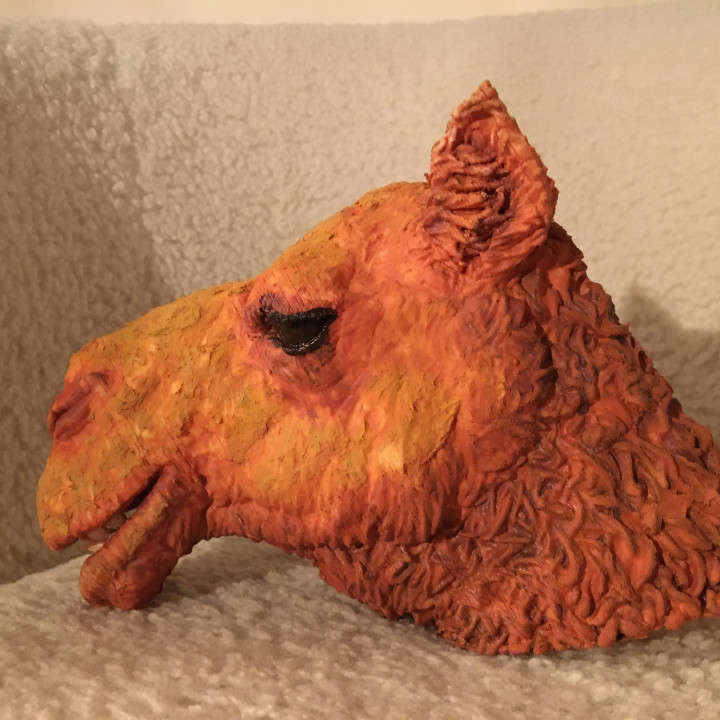 3D Printable Camel Head by David