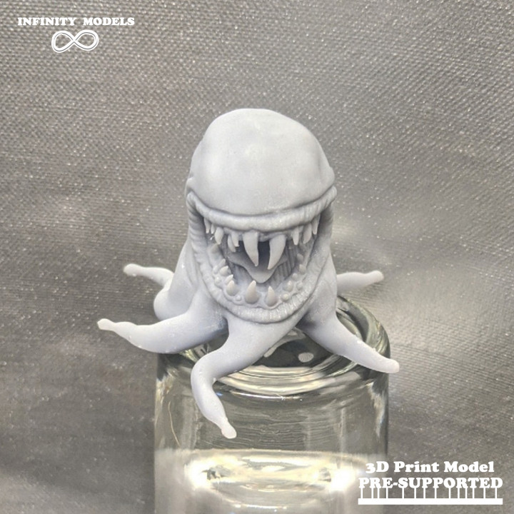 3D Printable Parasite with tentacles by InfinityModels