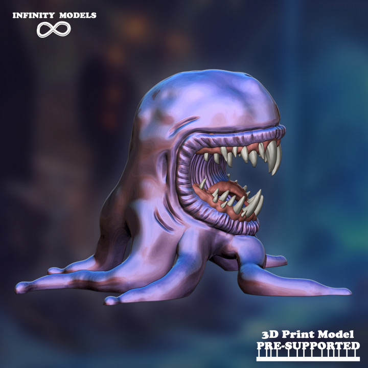 3D Printable Parasite with tentacles by InfinityModels