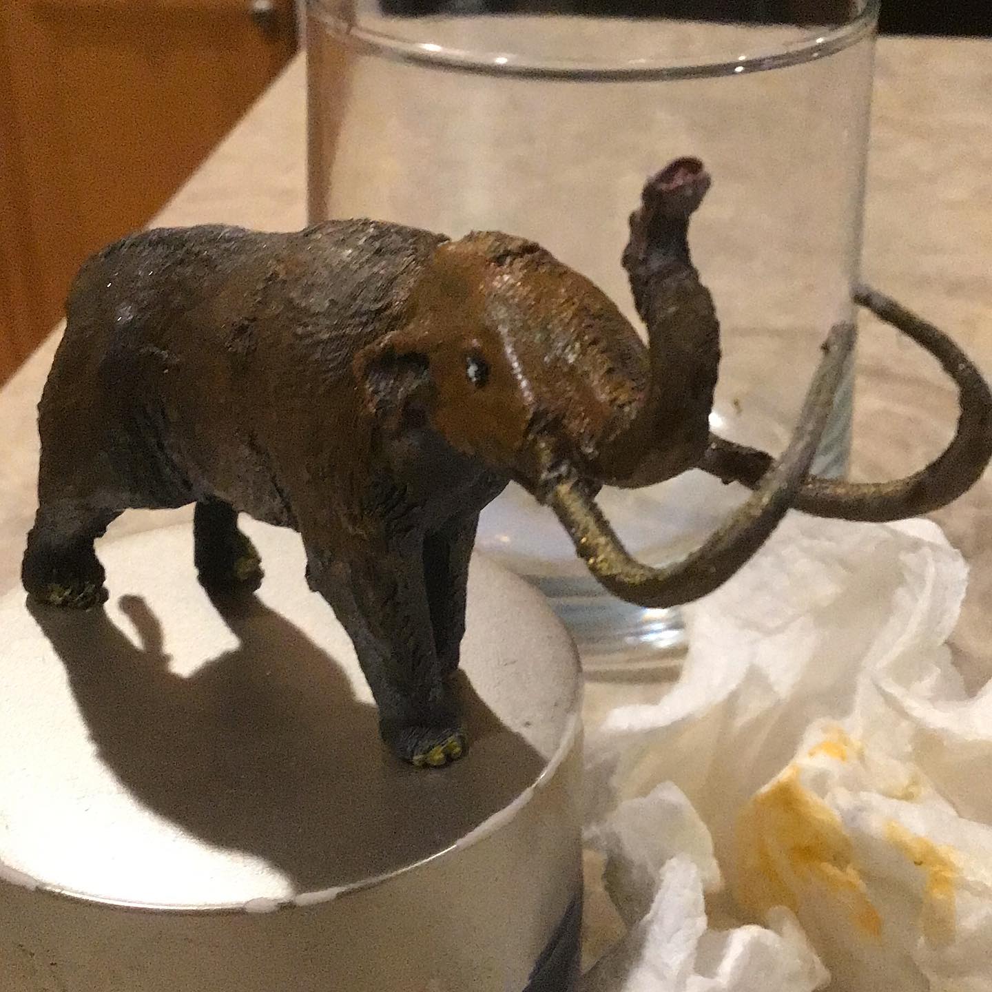 3D Printable American Mastodon call 1-35 scale pre-supported ...