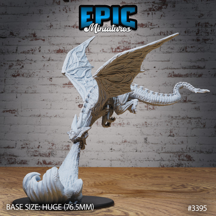 3D Printable Cyclops Dragon Fire / Winged Astral Drake / Ancient Cosmic ...