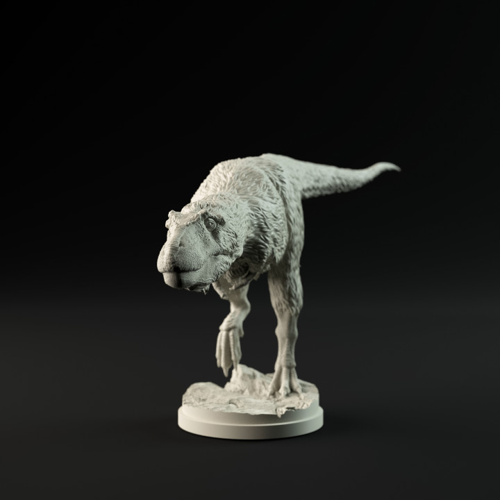 3D Printable Nanuqsaurus sneaking 1-35 scale pre-supported dinosaur by ...