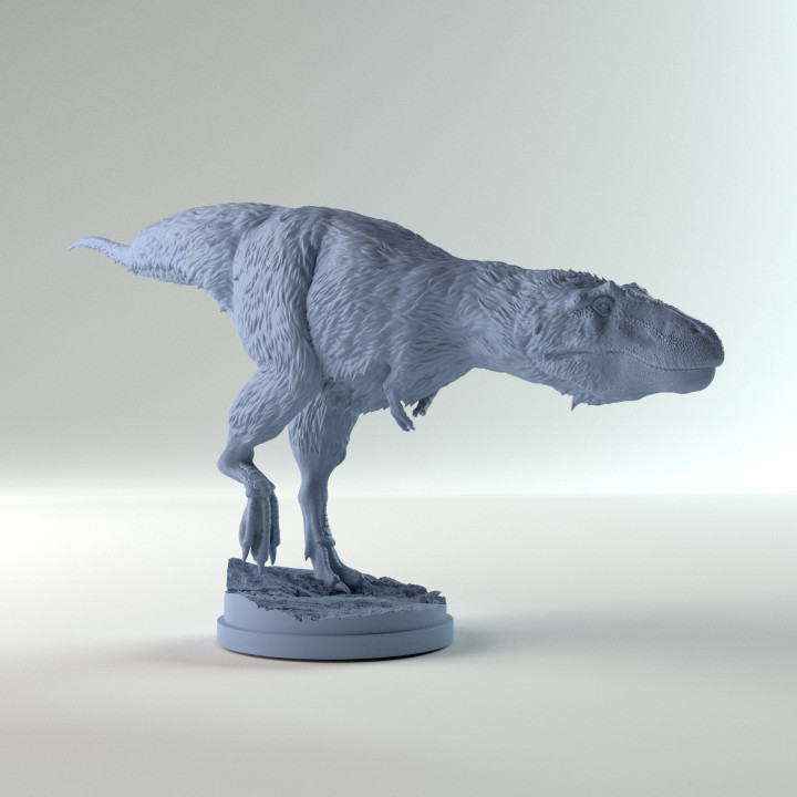 3D Printable Nanuqsaurus sneaking 1-35 scale pre-supported dinosaur by ...