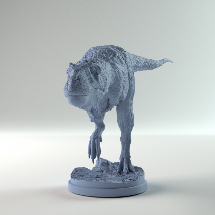 3D Printable Nanuqsaurus sneaking 1-35 scale pre-supported dinosaur by ...