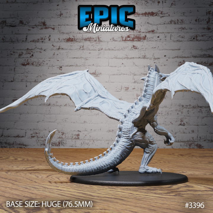 3D Printable Cyclops Dragon Set / Winged Astral Drake / Ancient Cosmic ...