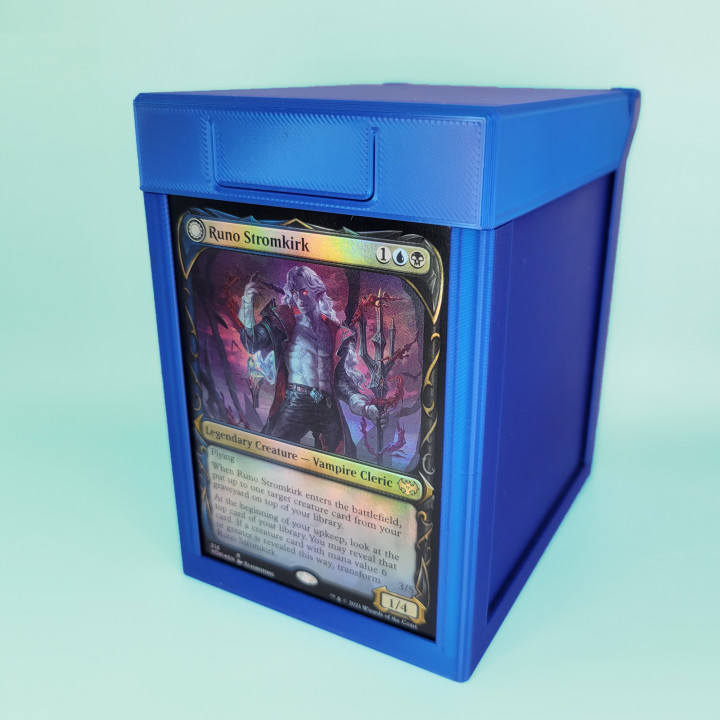3D Printable Print in Place Deck Boxes with Snapping Lid by Spellbound ...
