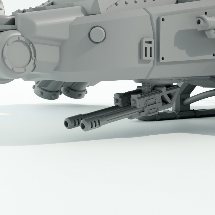 3D Printable Stryga-Pattern Gunship by Maelstrom Designworks