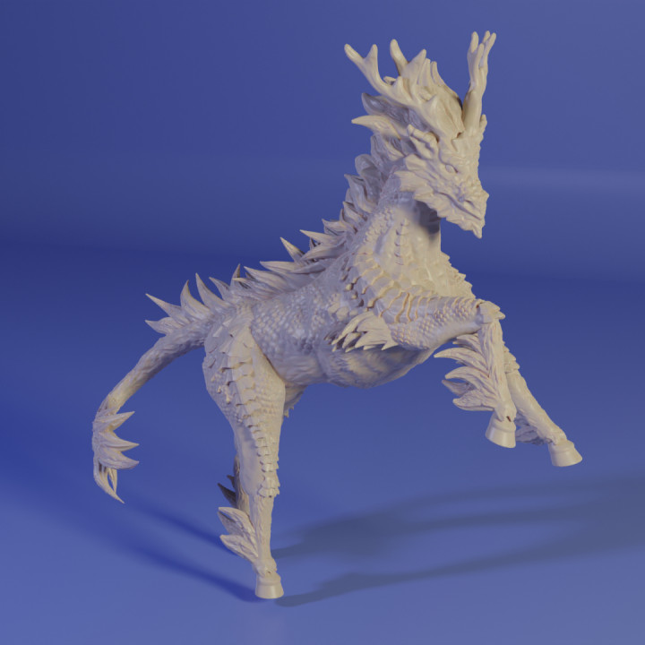 3D Printable Kirin by Steam Tatsu