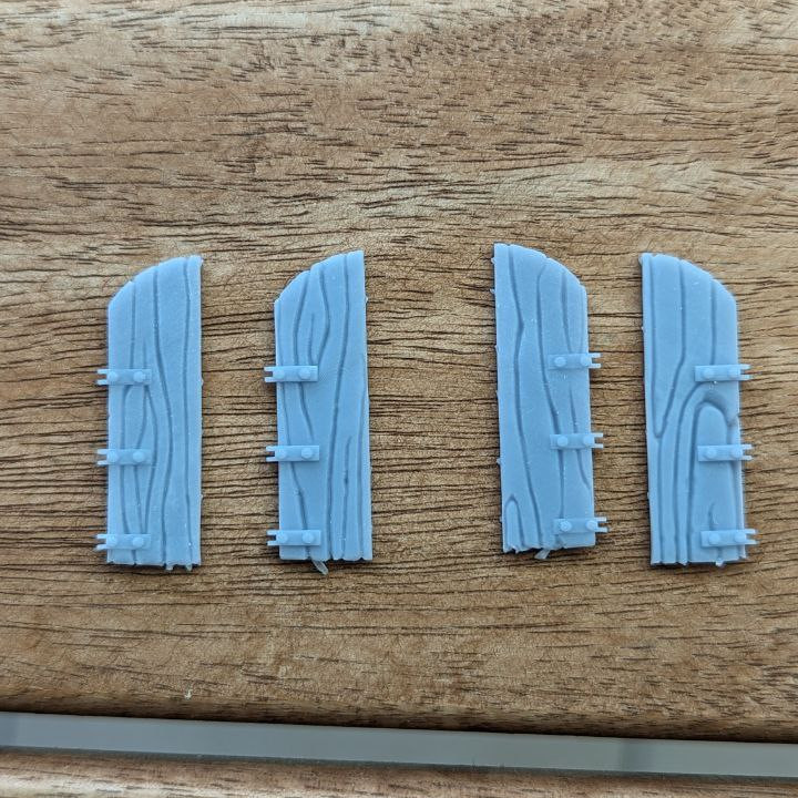 3D Printable Basic window Set 1 by Korhyl Miniatures