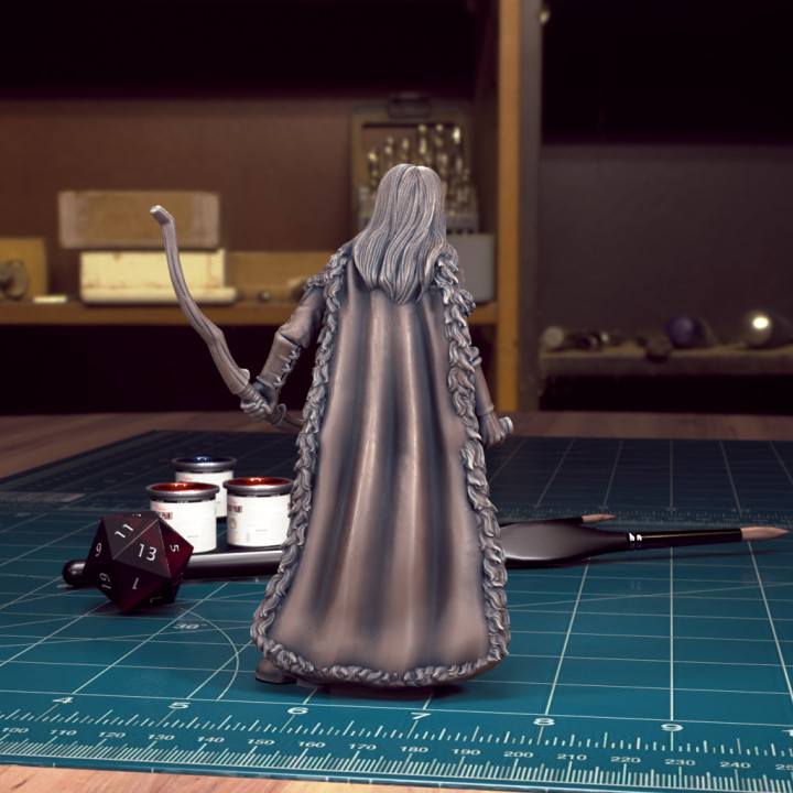 3D Printable DnD Heroes Human Ranger Female [Pre-Supported] by ...