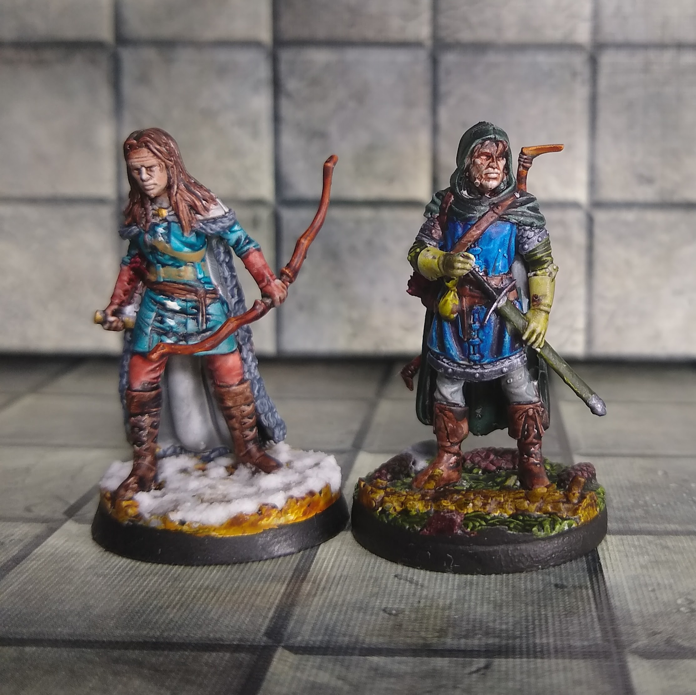 3D Printable DnD Heroes Human Rangers [Pre-Supported] by TytanTroll ...