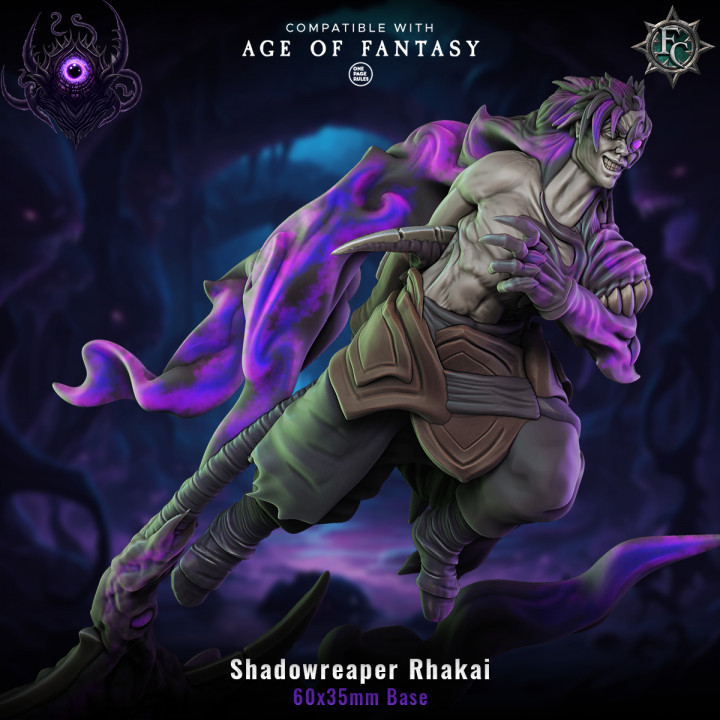 3D Printable Shadowreaper Rhakai by Fleshcraft Studio