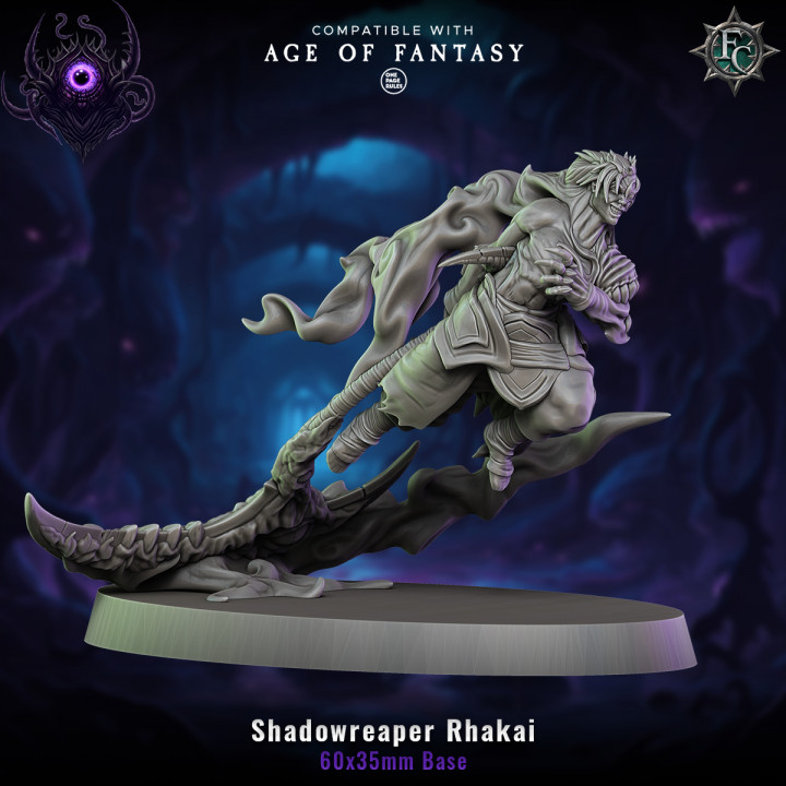 3D Printable Shadowreaper Rhakai by Fleshcraft Studio