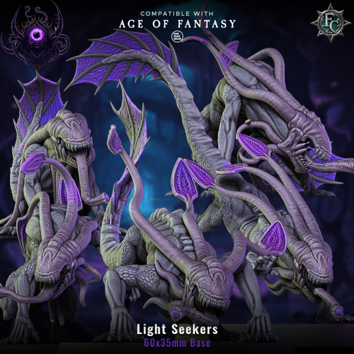 3D Printable Darkspawn Cabal Bundle by Fleshcraft Studio