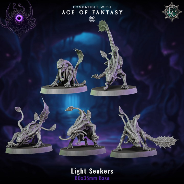 3D Printable Darkspawn Cabal Bundle by Fleshcraft Studio