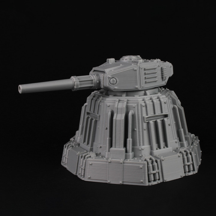 3D Printable Land Defense Turret by Tesseract Tomb