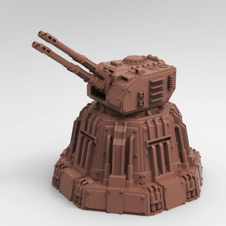 3D Printable Air Defense Turret by Tesseract Tomb
