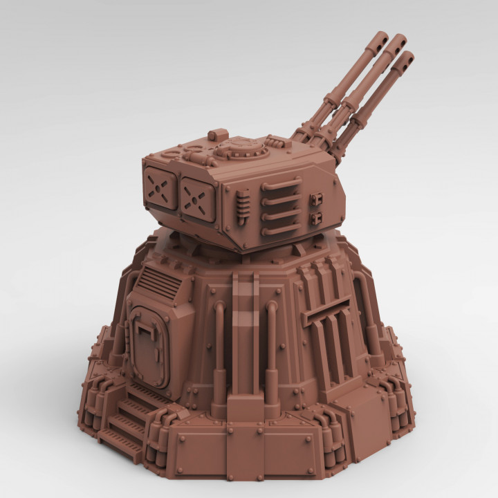 3D Printable Air Defense Turret by Tesseract Tomb