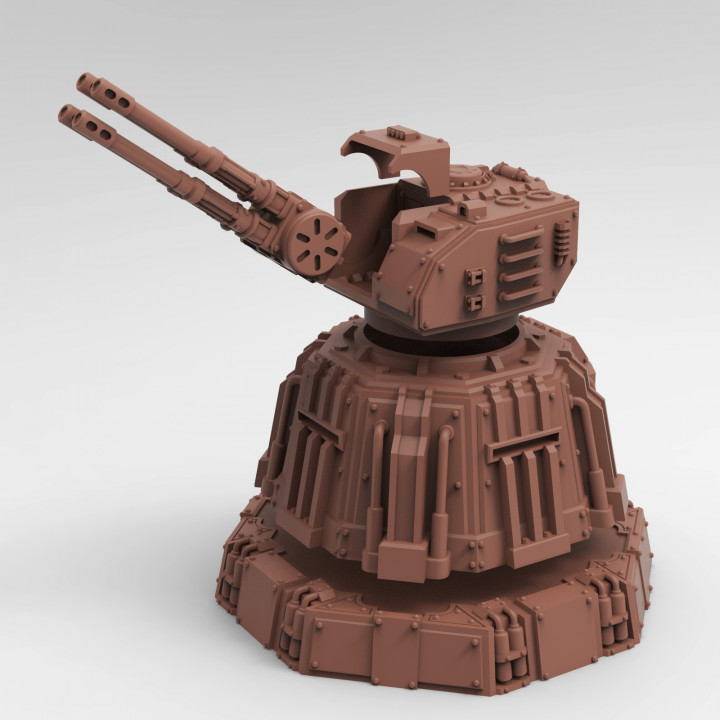 3D Printable Air Defense Turret by Tesseract Tomb