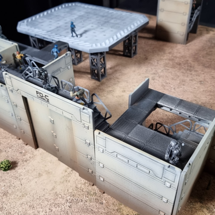 3D Printable Modular Prefab Outpost by 2nd Dynasty