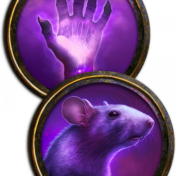 3D Printable Familiars - 16 Pack VTT / Printable Tokens by Gametee 3d ...