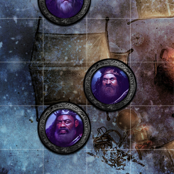 3D Printable Dwarves - 15 Pack VTT / Printable Tokens by Gametee 3d ...