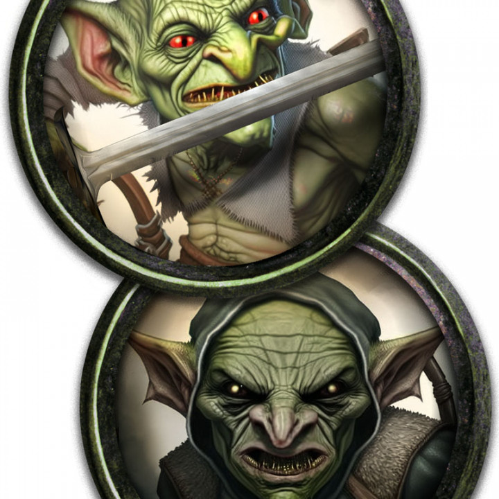 3D Printable Goblins - 15 Pack VTT / Printable Tokens by Gametee 3d ...