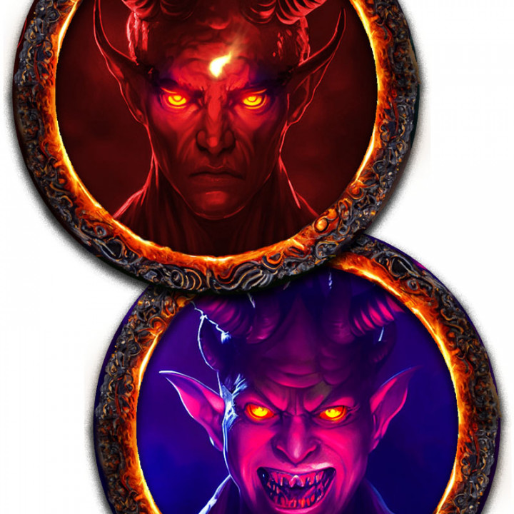 3D Printable Infernal Devils and Demons - 15 Pack VTT / Printable ...