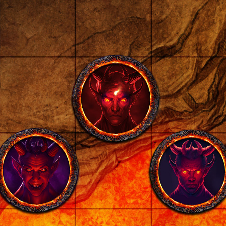 3D Printable Infernal Devils and Demons - 15 Pack VTT / Printable ...