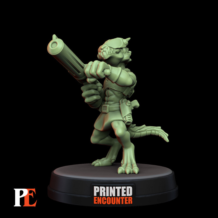 3D Printable Space Kobold (wingless) by Printed Encounter