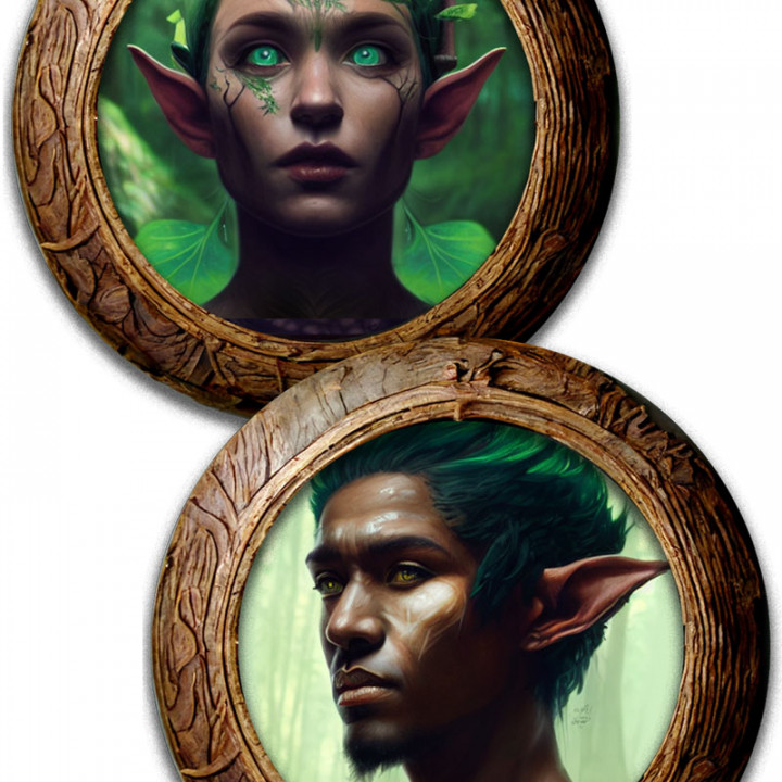 3D Printable Wood Elves - 15 Pack VTT / Printable Tokens by Gametee 3d ...