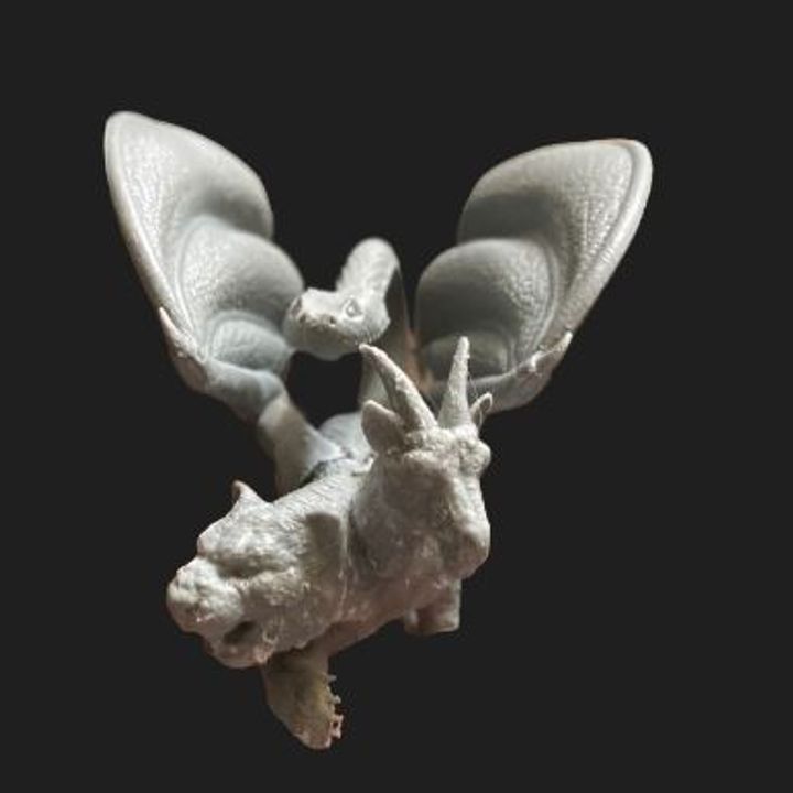 3D Printable Chimera by Robert G Dunham