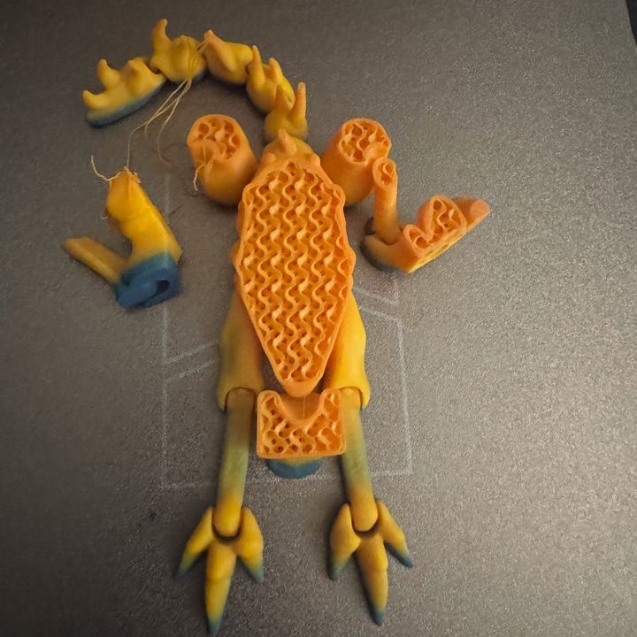 3D Print of Chupacabra, Print in Place Cryptid by vellita