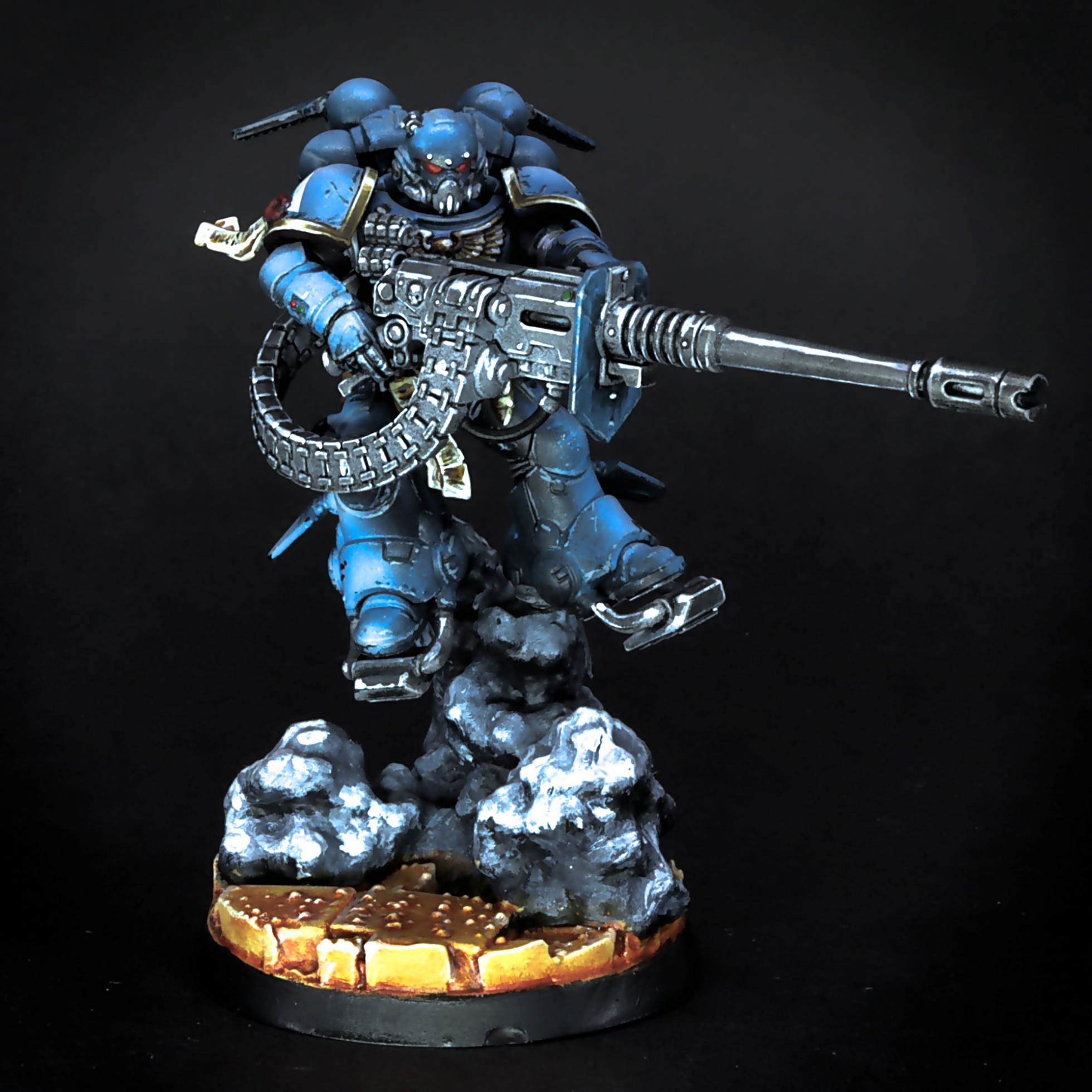 3D Printable Broken Tiles 40mm Smoke Bases for suppressing by TableTopMinis