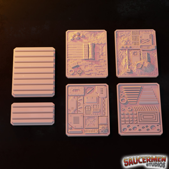 3D Printable Texture Palette – ESSENTIAL BUNDLE! by Saucermen Studios