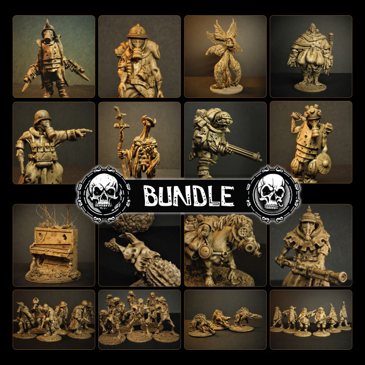 3D Printable Last War Mega Bundle! by Knucklebones Miniatures
