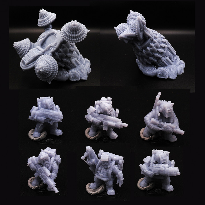 3D Printable November 2021 Sci-Fi Release - Space Dwarf Army by ...